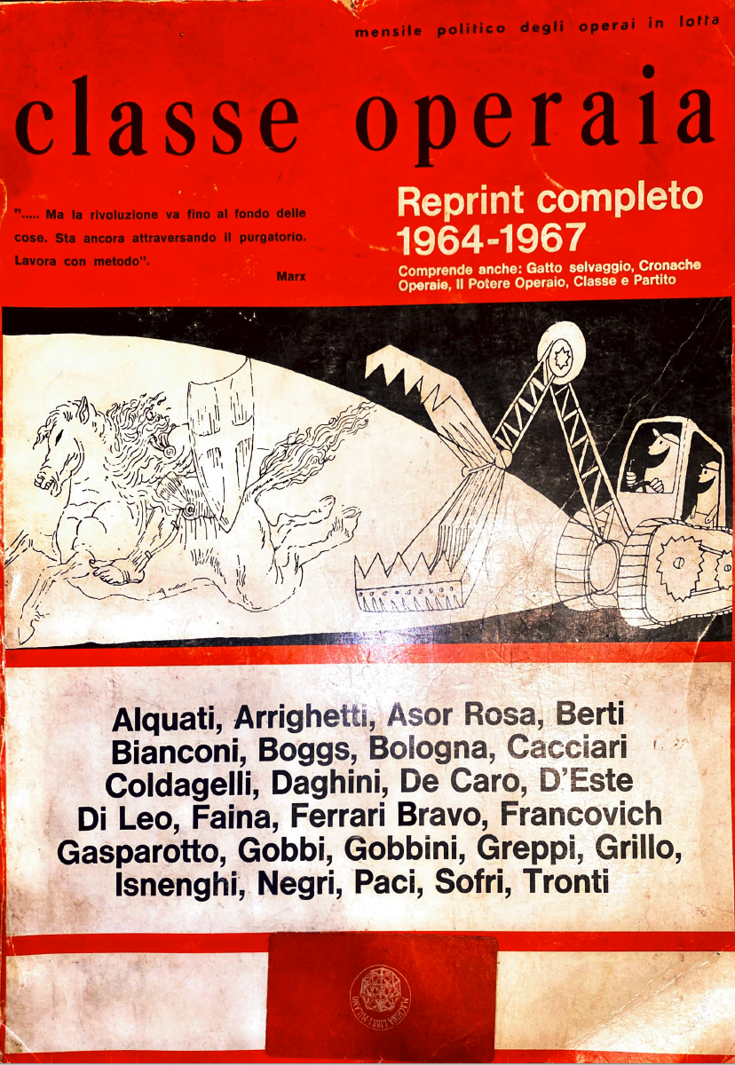 Class Operaia – Reprint Completo 1964-1967 (1979) – New York Archives ...